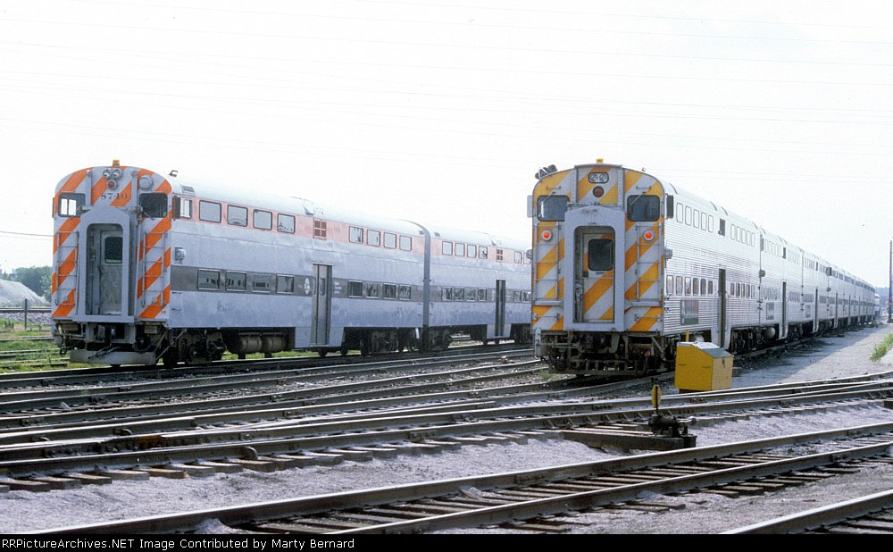 RTA Cab Car 8740 and Another, Western Ave. Coach Yard About to Push to the station for Evening ...